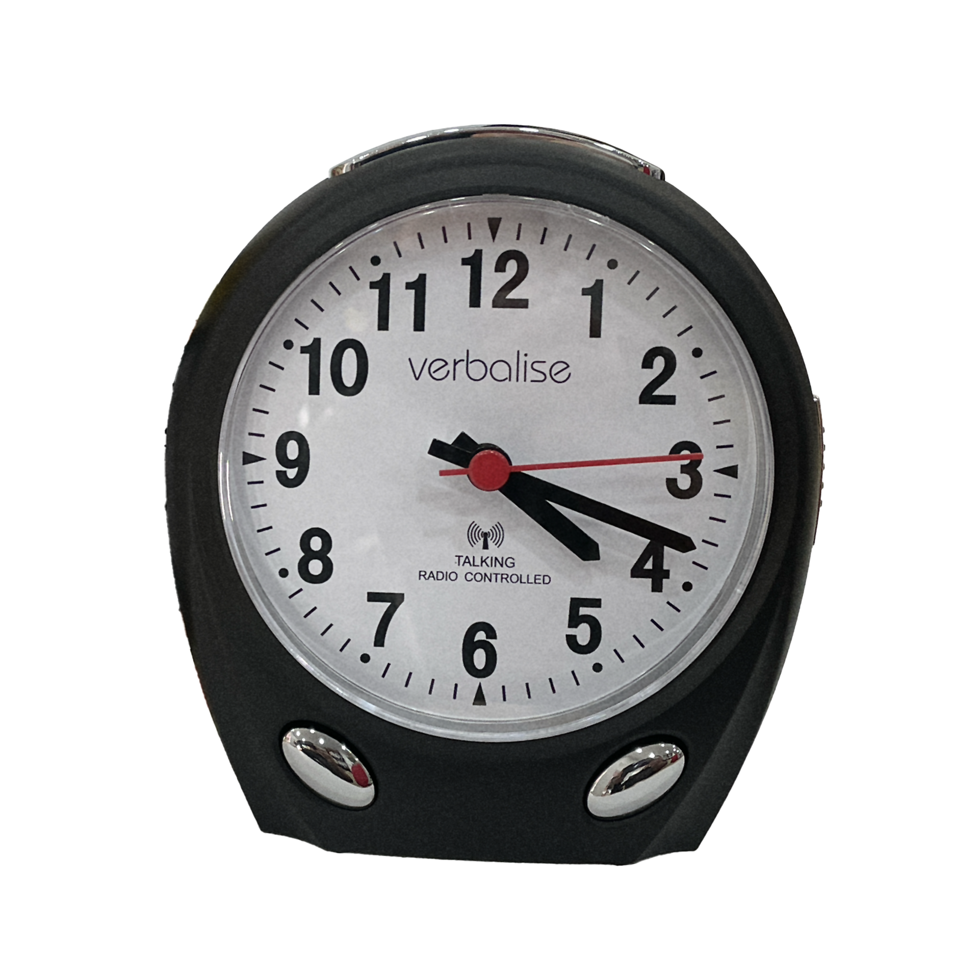 Verbalise talking radio-controlled alarm clock