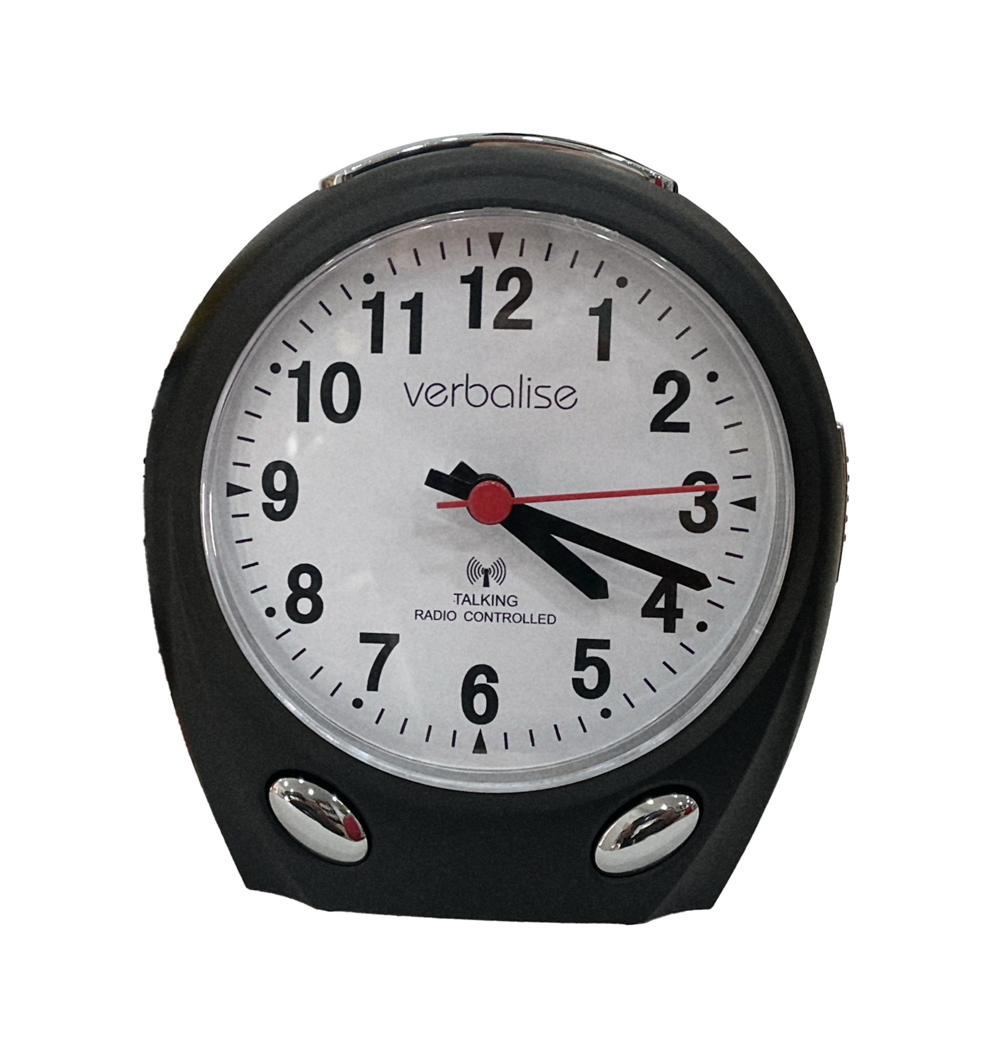 Verbalise talking radio-controlled alarm clock