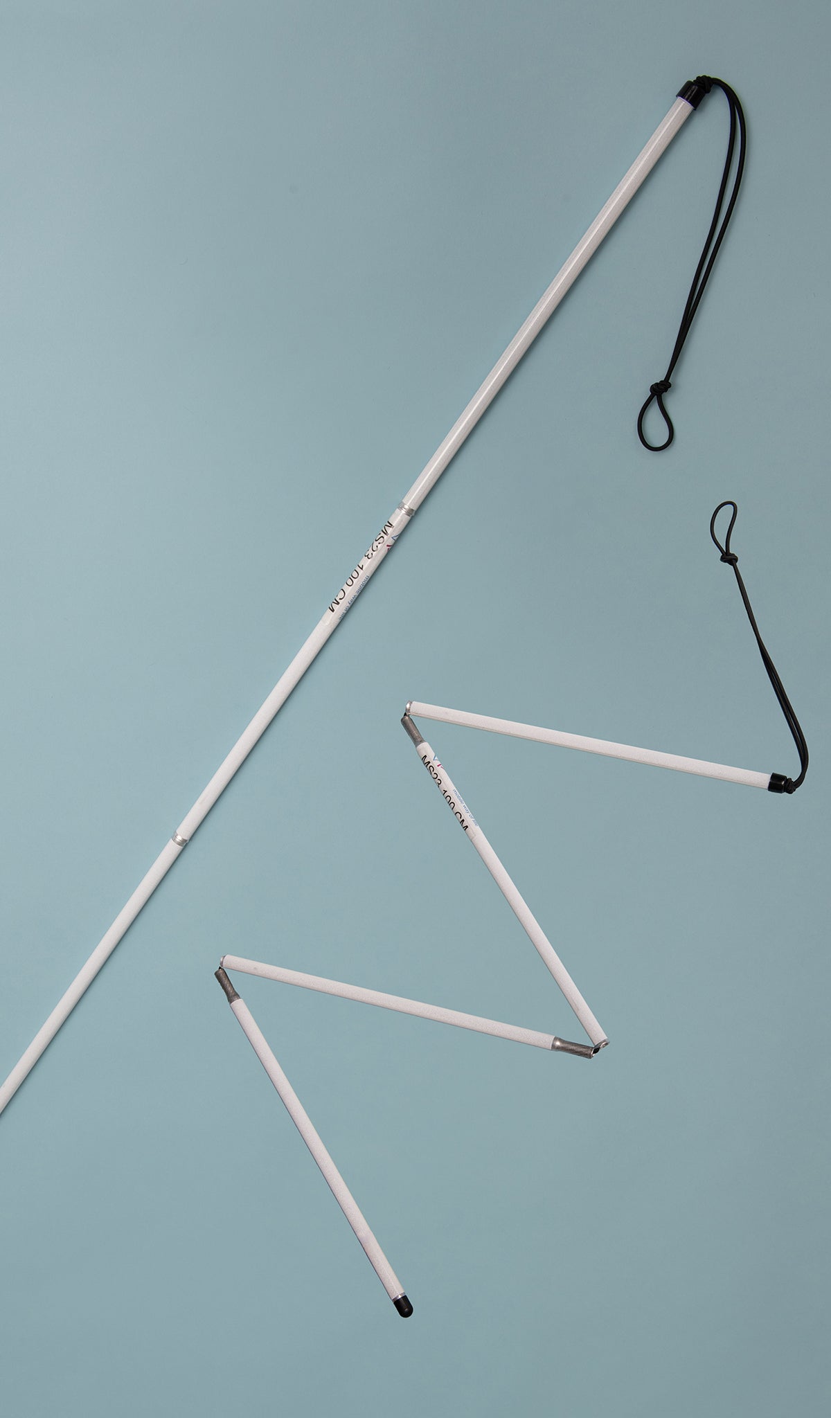 Ambutech aluminium folding symbol cane