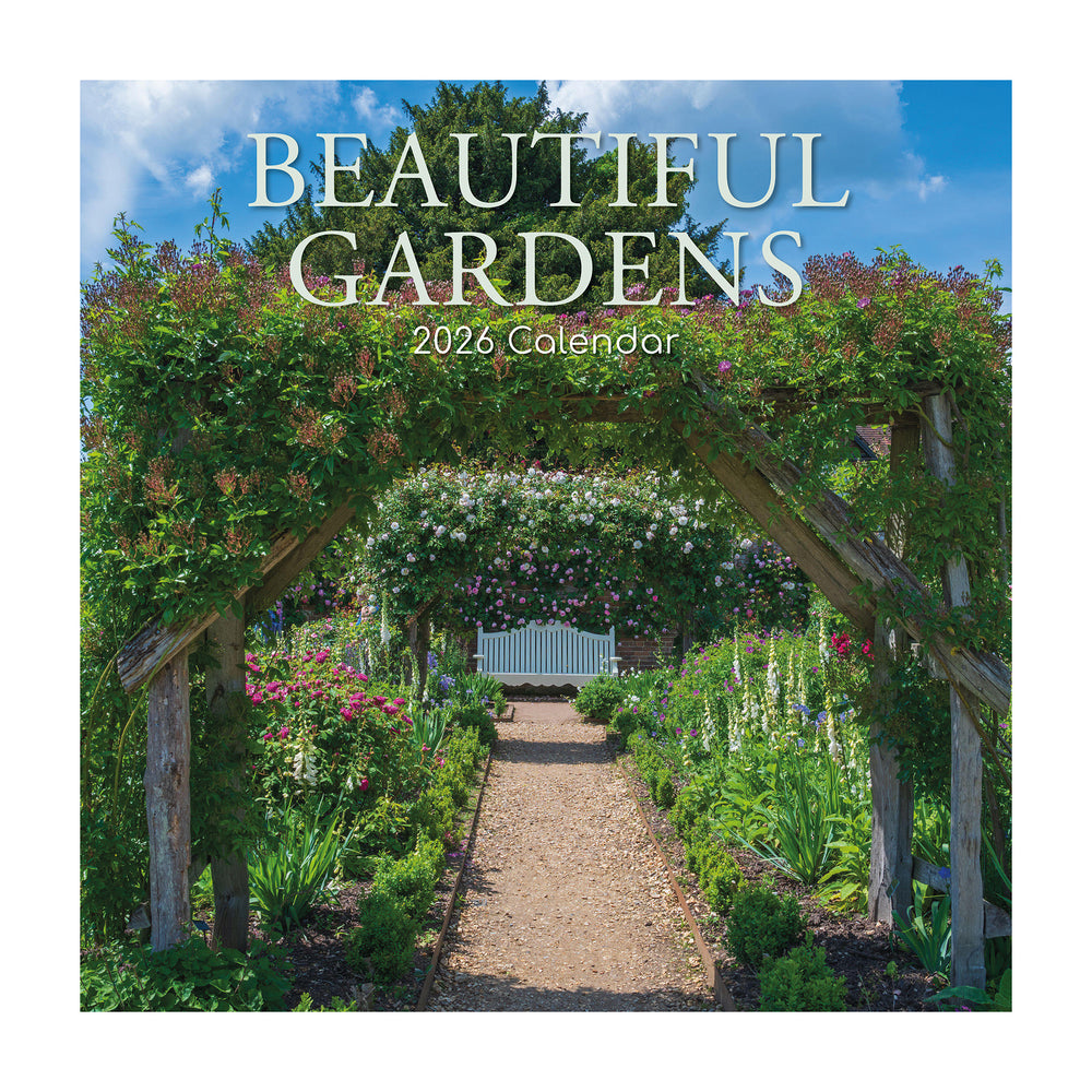 2026 Square Wall Calendar Beautiful Gardens
